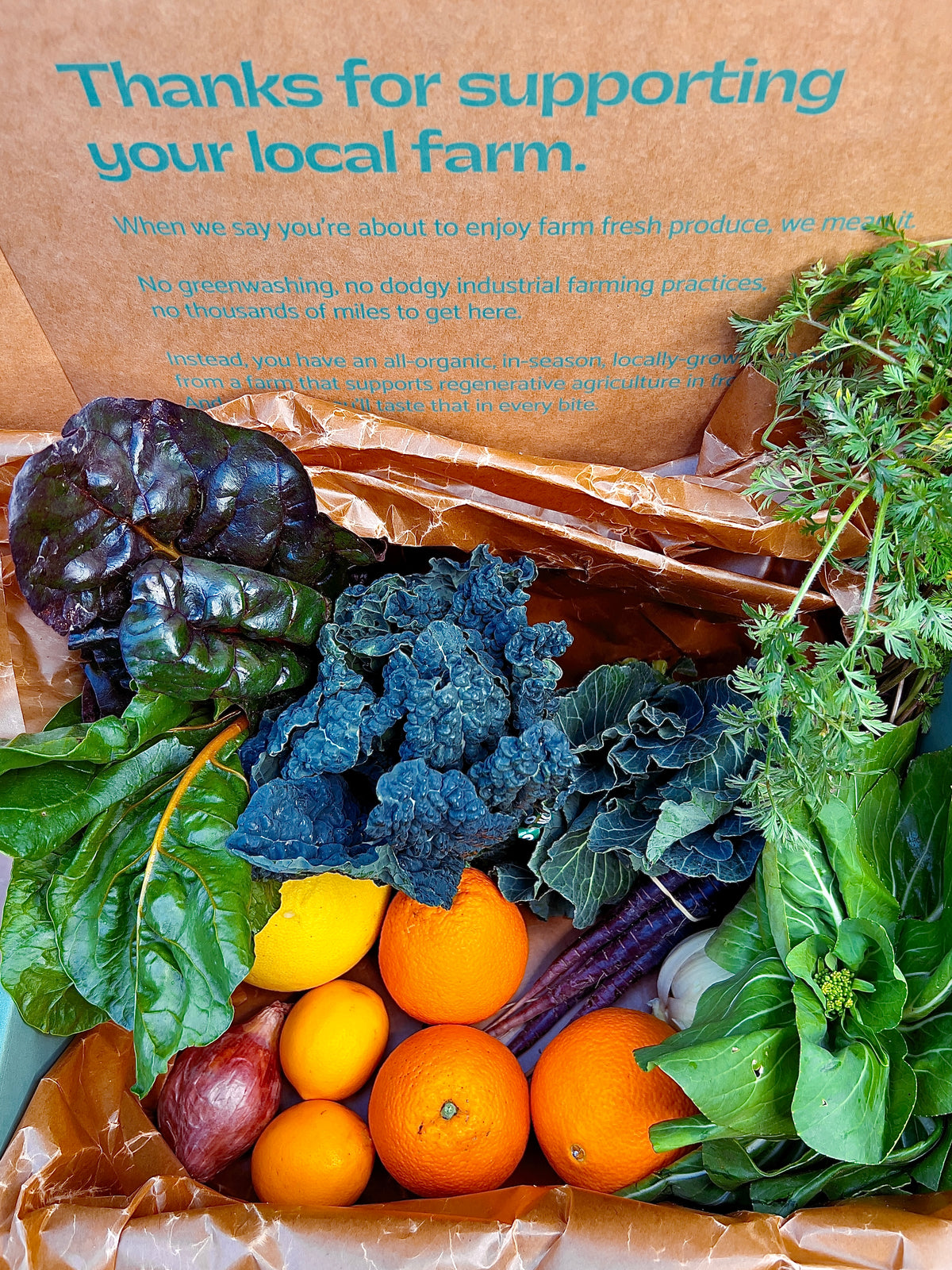Fresh Organic Food - Harvest-To-Table Box Delivery | Farmfluence